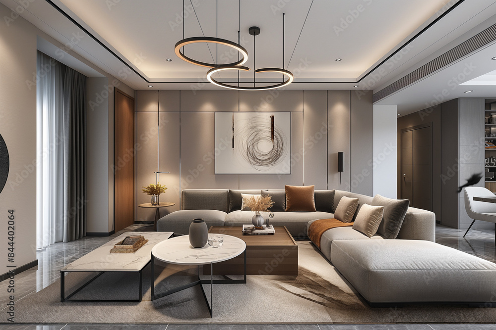 modern living room with sofa,Step into the epitome of contemporary ...