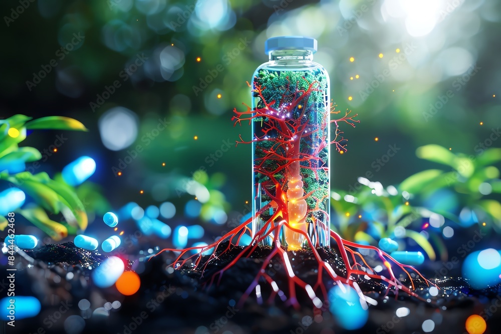 Infographic style artwork depicting different stress and depression ...