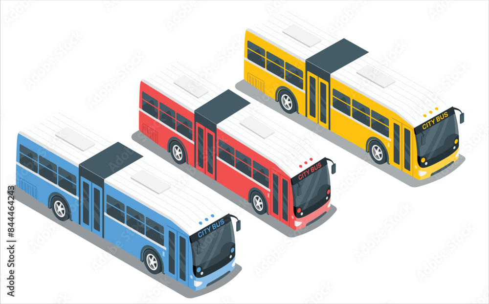 Coach or Passenger bus vector Mockup set. Abstract graphics concept for ...