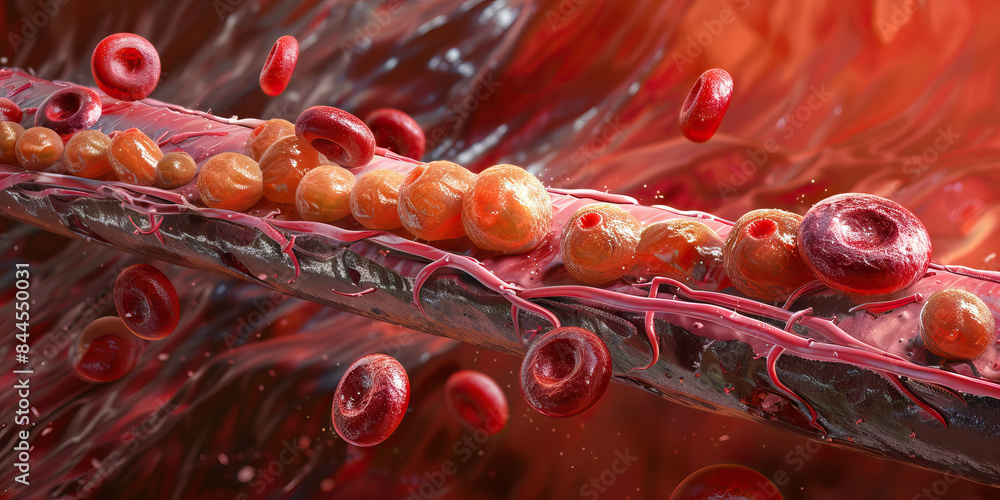 Crimson Red Hemoglobin Oxygenation: Microscopic examination of crimson ...