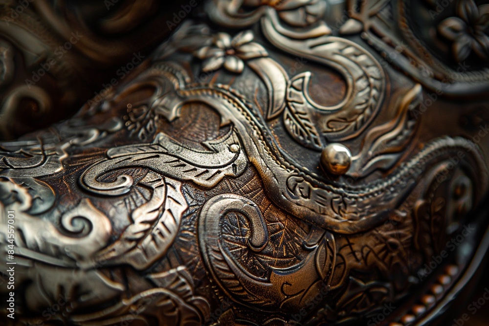 Explore the artistry and precision in the intricate details of a boot ...