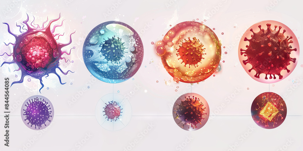 Virus Variants Evolution: A timeline showing the evolution of different ...