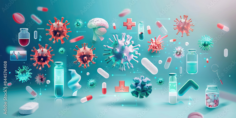 Symptoms and Treatment: A visual representation of the symptoms and ...