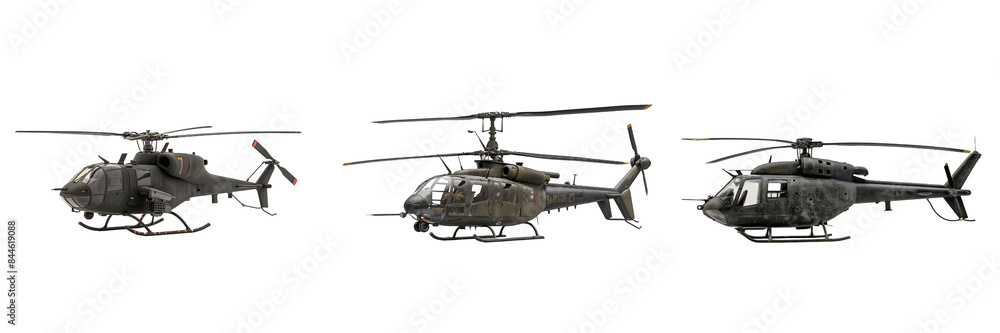 Boeing AH-6 Little Bird helicopter isolated on transparent png ...