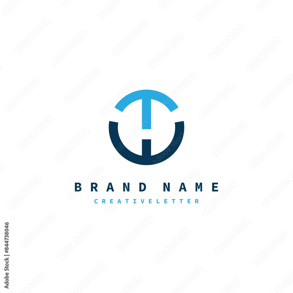 Simple letter TW logo template vector Stock Vector | Adobe Stock