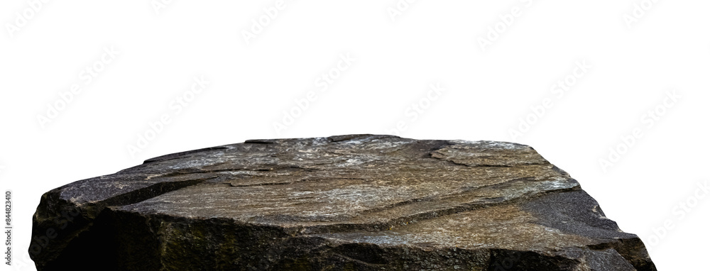 Stone Rock podium isolated for a Product Display,Sea Rock Shelf with ...