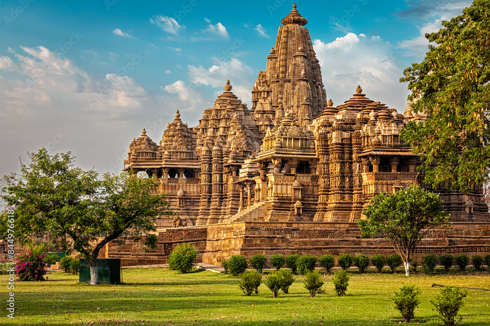 Famous indian Madhya Pradesh tourist landmark - Kandariya Mahadev ...