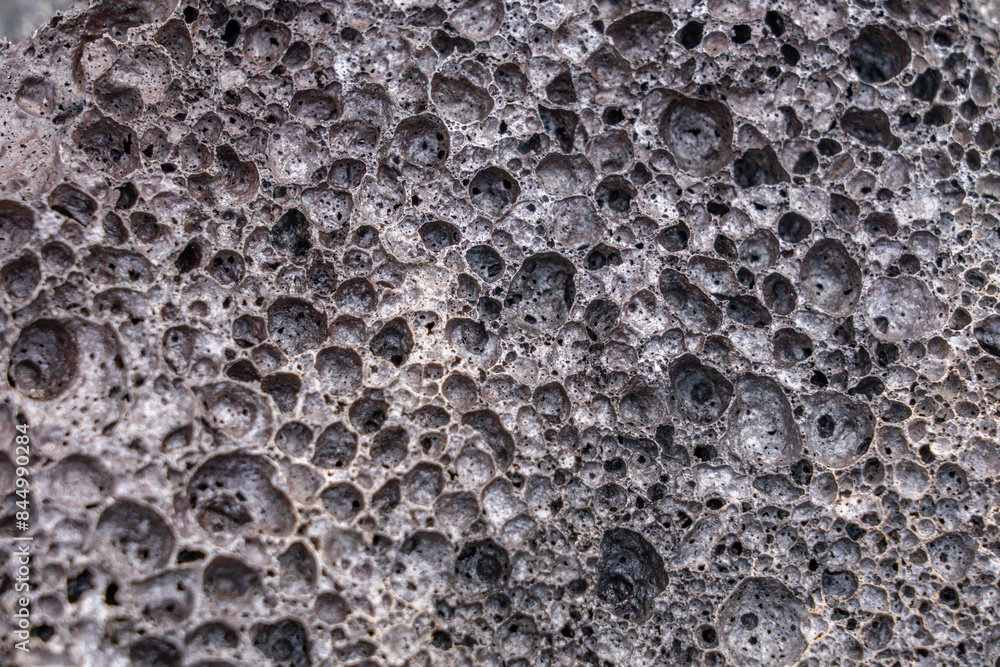 Vesicular texture is a volcanic rock texture characterized by a rock ...