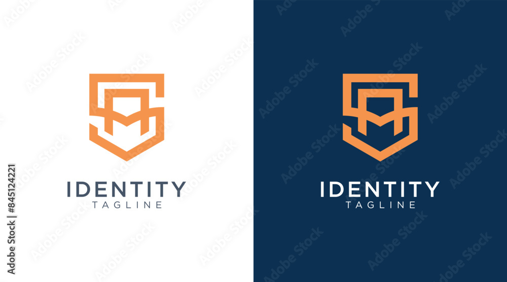 Modern letter SA, strong monogram letter sa logo design, as logo vector ...