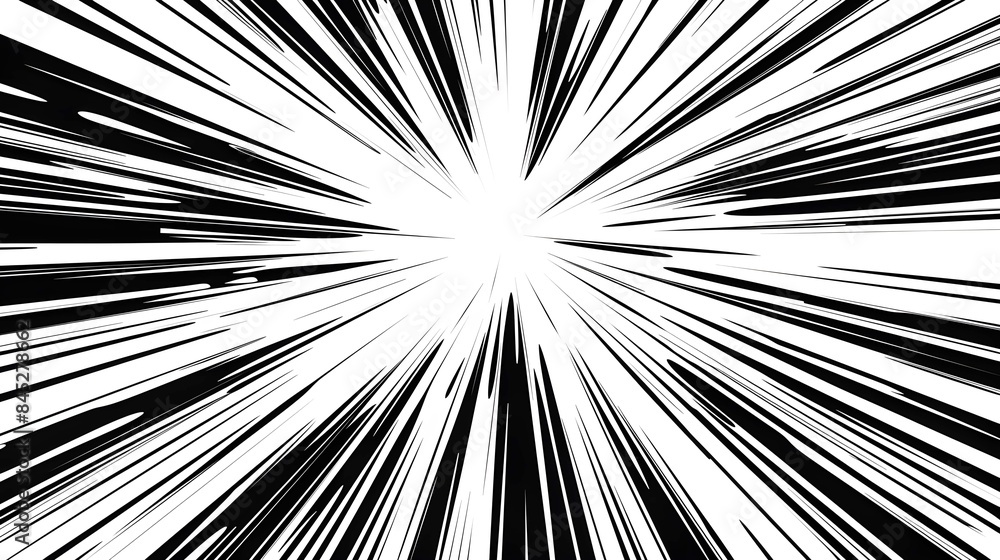Experience the dynamic energy of manga and anime style comic speed ...