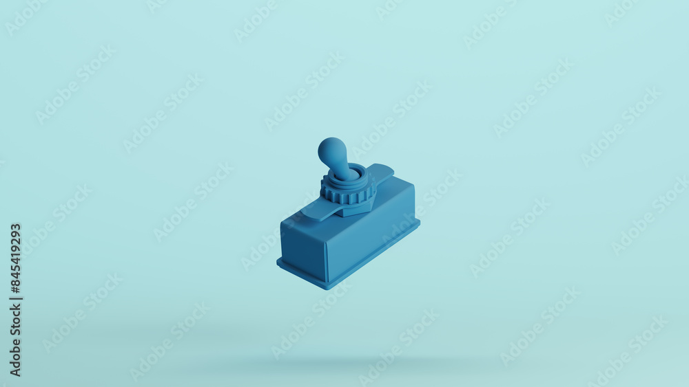 Blue emergency stop button safety switch technology system pale ...