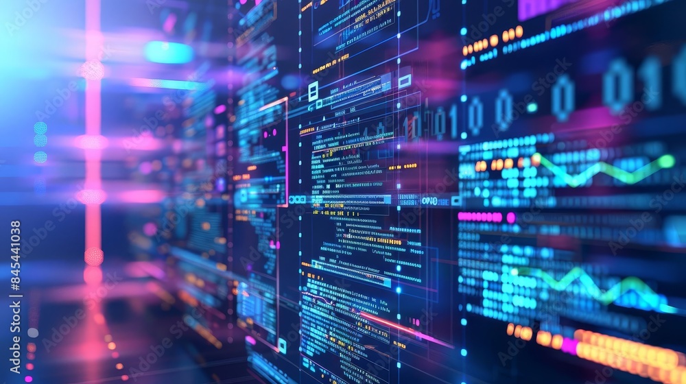 Digital platforms offering comprehensive control room interfaces, side ...