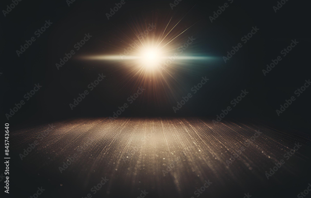 Colorful Lens flare light pattern black background light effect, Vector ...