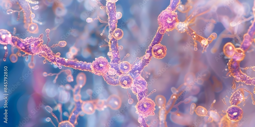 Visualizing Aspergillus Fungal Hyphae in Lung Cell Block Specimen Under ...