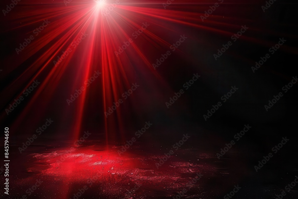 abstract black and red gradient background with bright spotlight Stock ...
