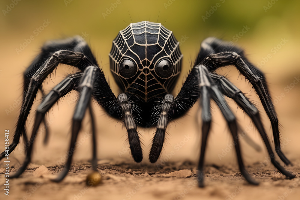 Anansi, the legendary trickster spider of Akan folklore, spins his ...