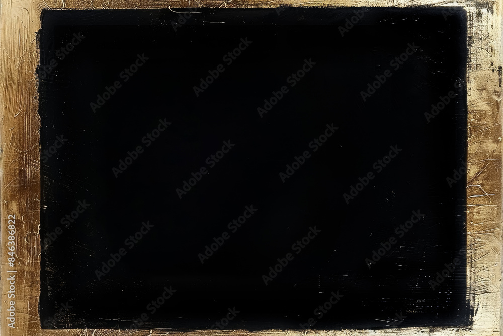 Aged Gold Border Effect Photo Overlays - Elegant and Vintage Photo ...