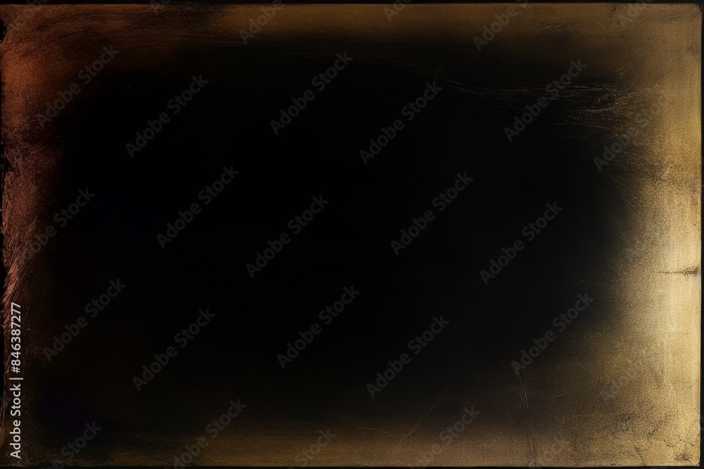 Aged Gold Border Effect Photo Overlays - Elegant and Vintage Photo ...