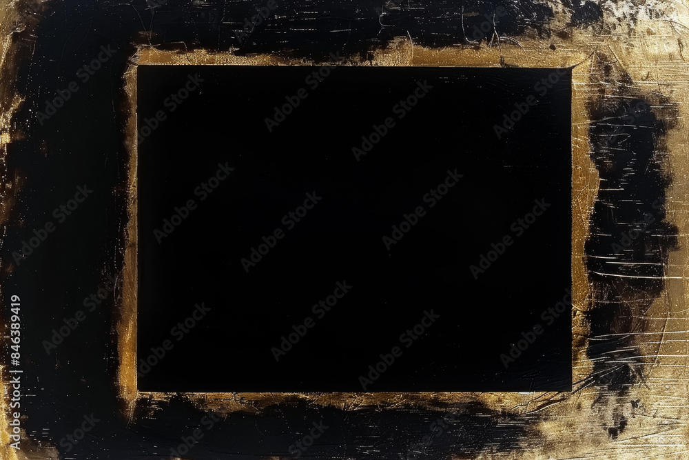 Aged Gold Border Effect Photo Overlays - Elegant and Vintage Photo ...