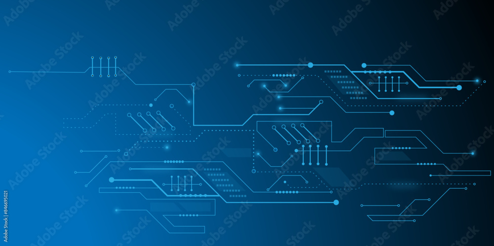 High-tech technology texture circuit board texture. Abstract background ...