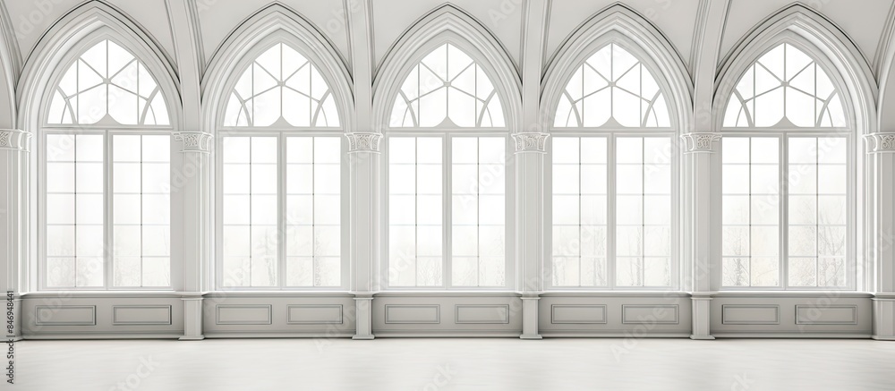 Large space showcasing an array of windows allowing sunlight to filter ...