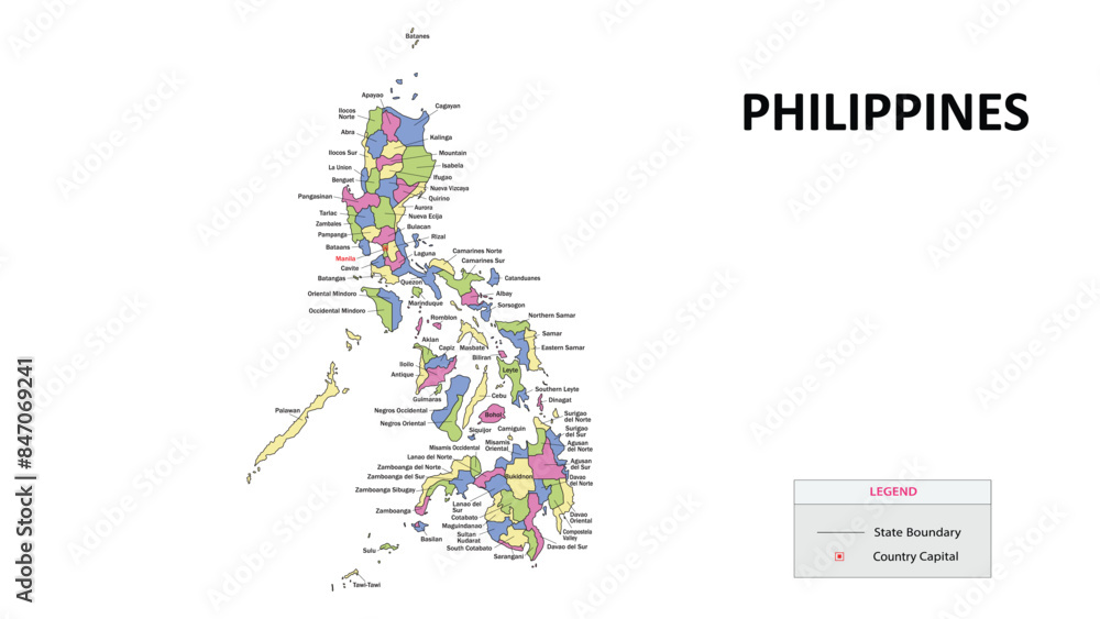 Philippines provincesMap. State and union territories of Philippines ...