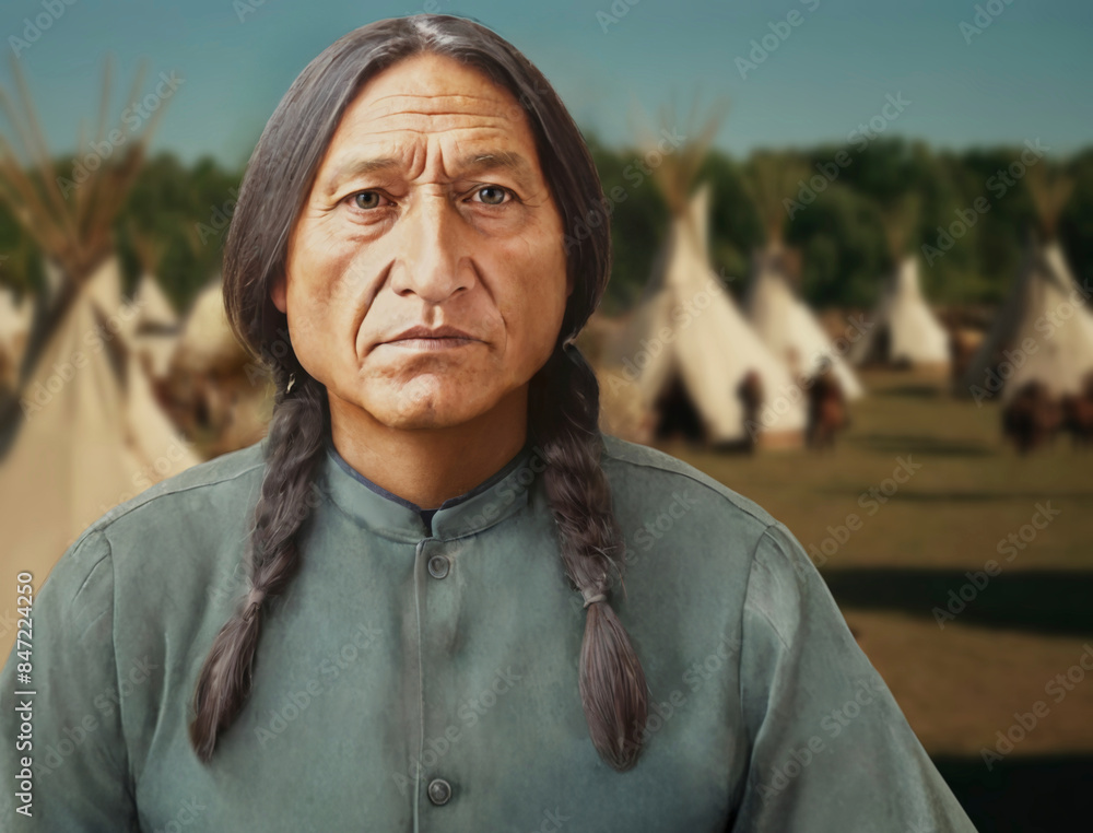 Tatanka Yotanka, known as Sitting Bull, was a chief and sacred man of ...