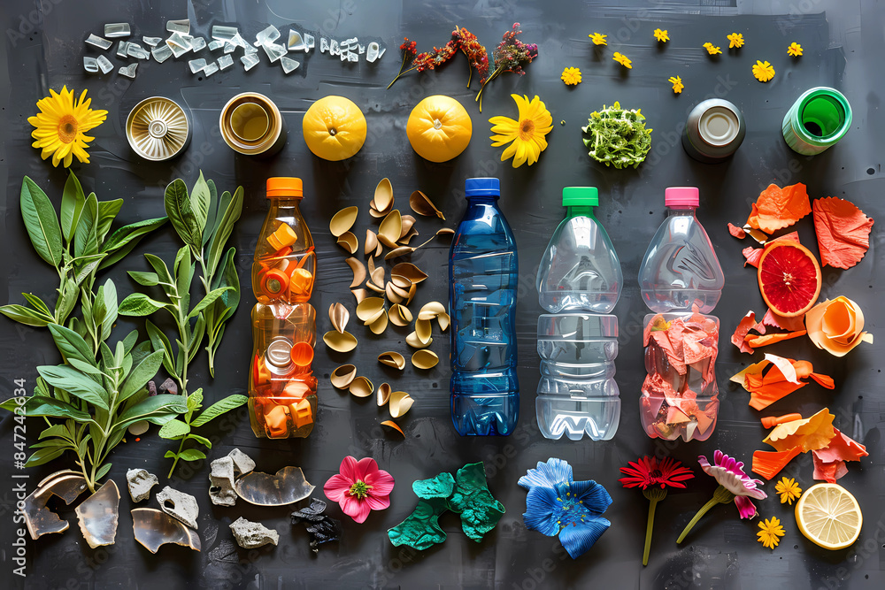 reduce waste: Reduce Reuse Recycle, Poster on waste segregation showing ...