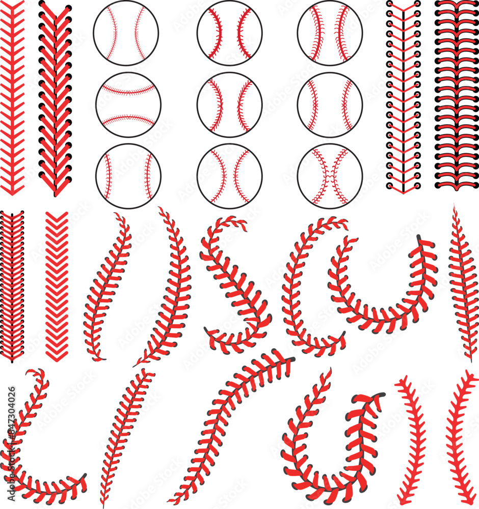 Vector de Stock Baseball Stitches Svg, Baseball Laces Svg, Baseball Svg, Baseball Stitches Cut ...