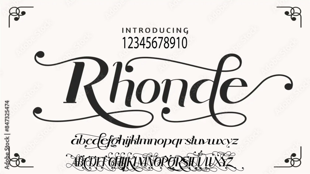 signature Font Calligraphy Logotype Script Brush Font Type Font ...