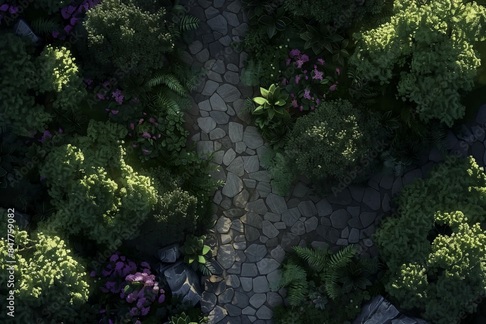 DnD Battlemap Shadow Corridor Battlemap: Intricate fantasy map with ...