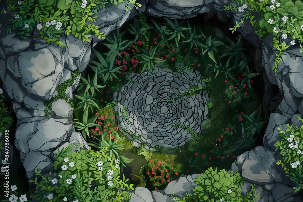 DnD Battlemap Wyvern Nest Battlemap: A detailed map for epic battles in ...