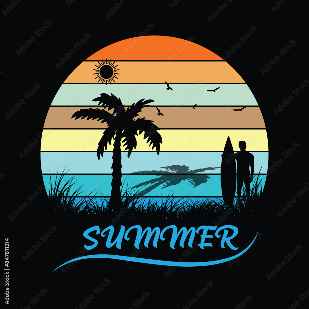 Summer camp squad, summer svg, ai, eps, jpeg, Png, dxf, Pdf, Happy ...
