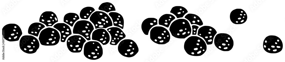 cassava illustration food silhouette tropical logo tapioca icon root ...