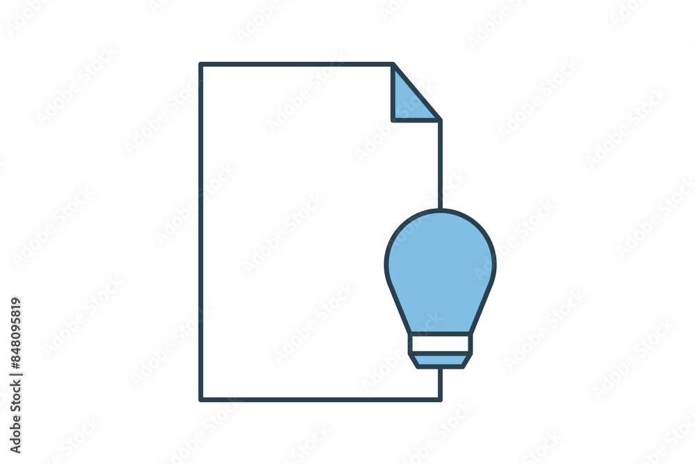 planning icon. icon related to action plan. suitable for web site, app, user interfaces ...