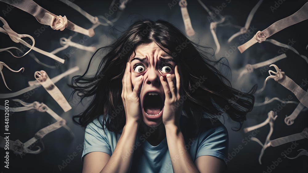 Panic disorder, Psychology, solitude, fear or mental health problems ...