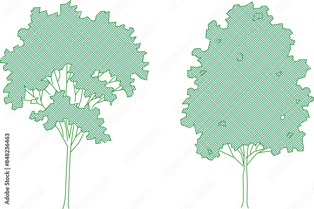 Sketsa ilustrasi siluet vektor desain detail tanaman pohon palem ...