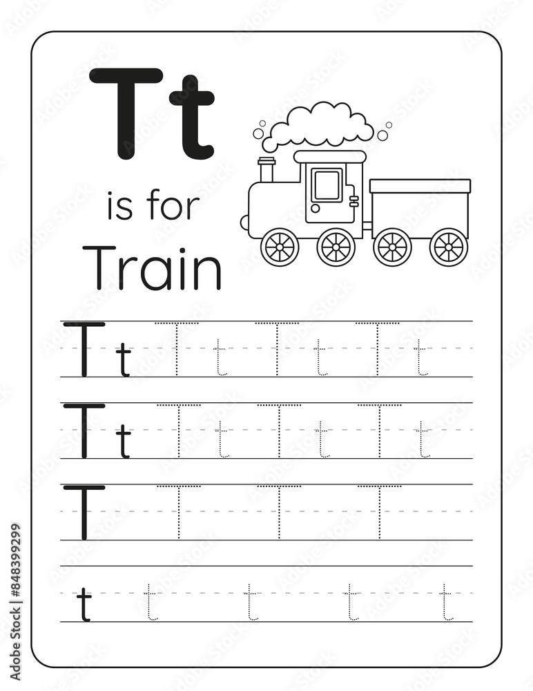 Alphabet Tracing Worksheet for Kids Preeschool Activities Learning ...