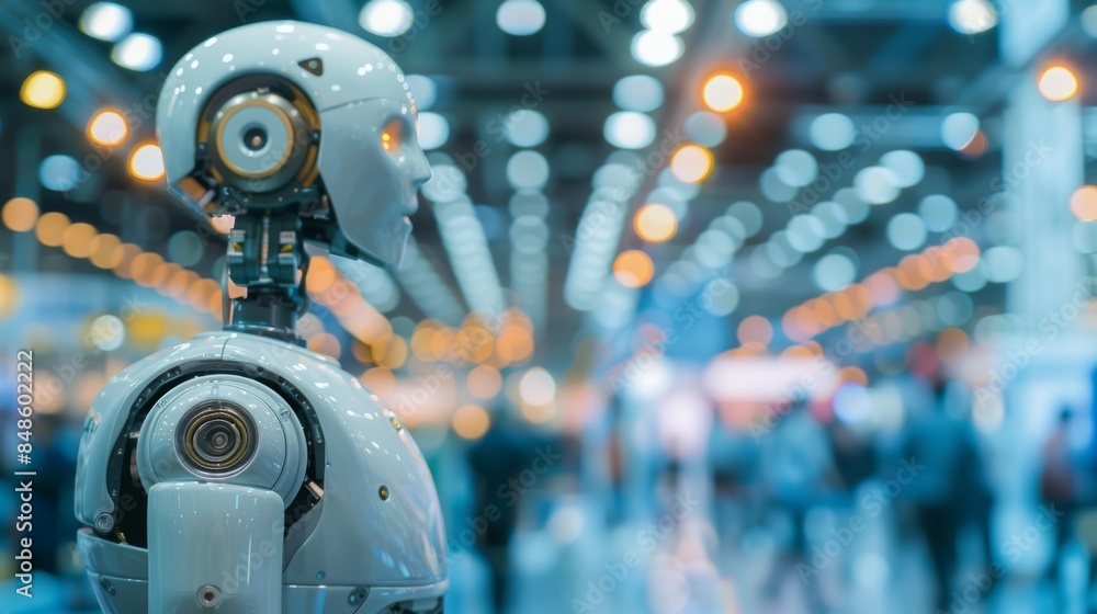 Blurry glimpses of robots and artificial intelligence on display at a ...