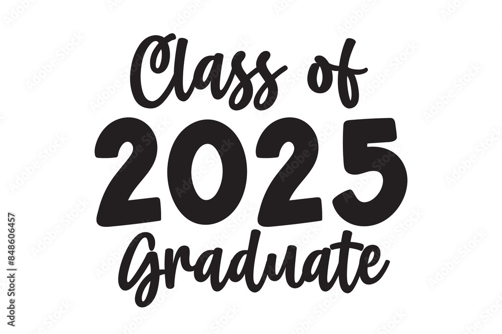 Vector de Stock Class of 2025 Svg, Senior 2025 SVG, graduation Svg ...