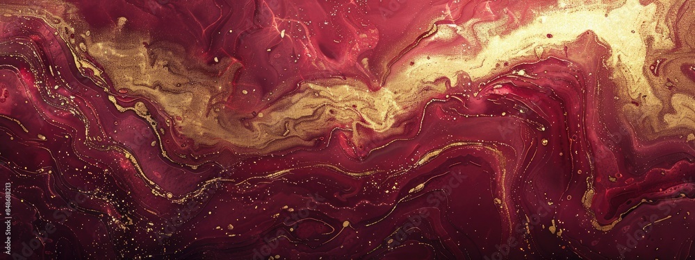 maroon and gold background with marbled texture Stock Illustration ...