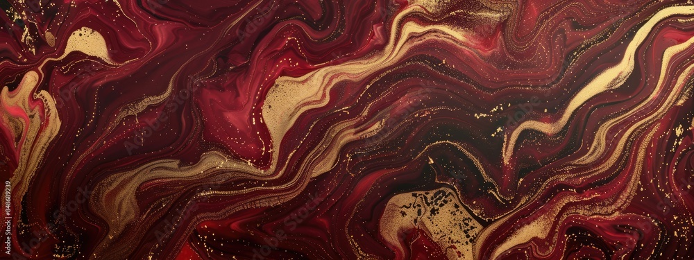 maroon and gold background with marbled texture Stock Illustration ...