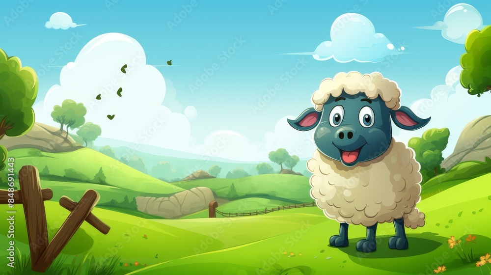 Cartoon emoticon shedding tears with text Im not crying in vibrant ...