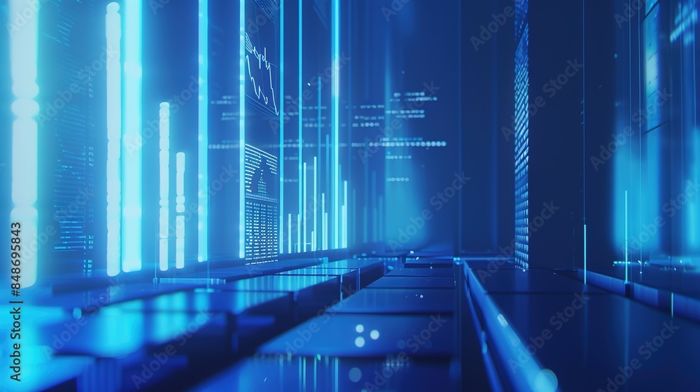 Stereoscopic Data Chart, Visual Data Screen, DataTable, Visual Data ...