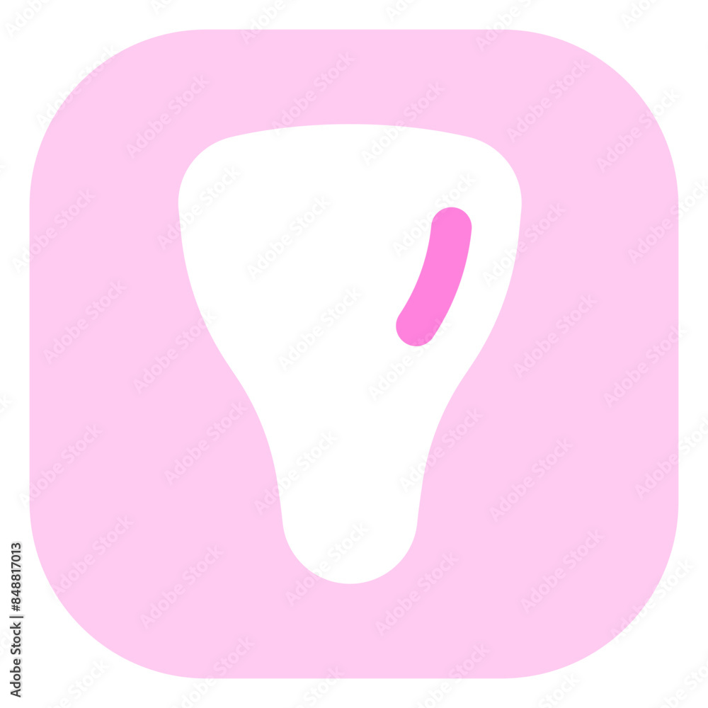 Editable incisor, tooth vector icon. Dentistry, healthcare, medical ...