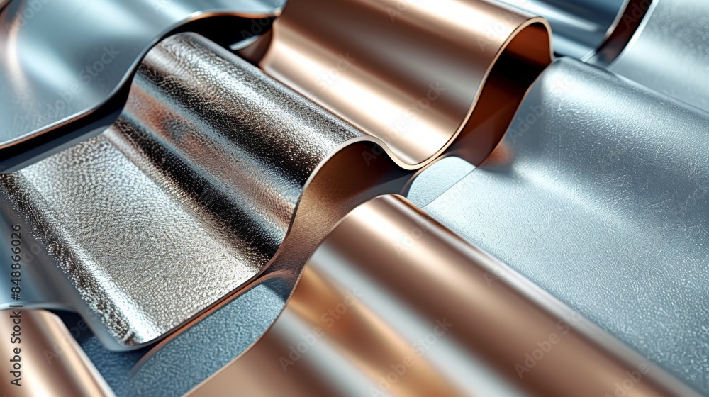 Explore the captivating world of graphic design with metallic finishes ...