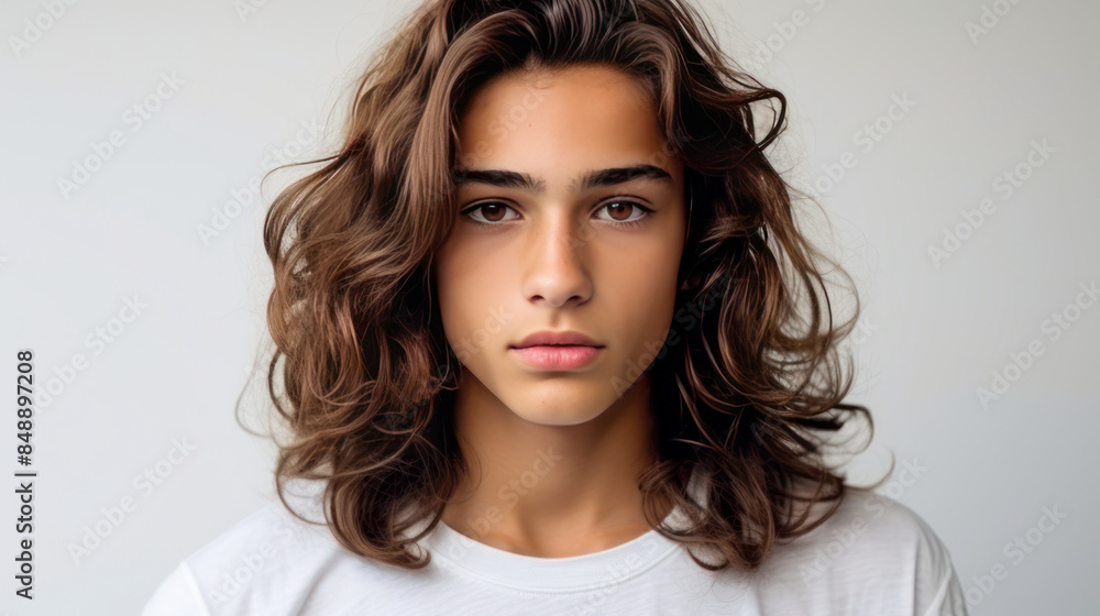 Happy cheerful young latino generation z. Smiling funny ethnic cool ...