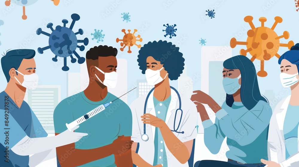 Visualize the power of prevention with an image of a diverse group of ...