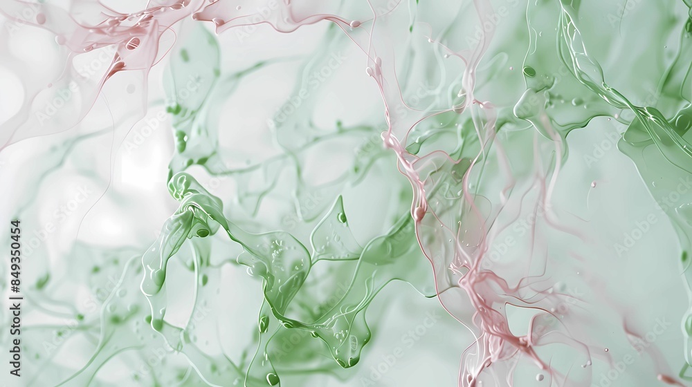 Abstract background of the photo transforms into beautiful alive ...