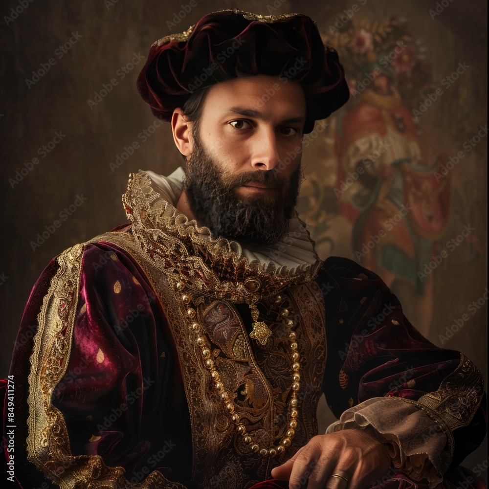 Vintage Renaissance Noble Portrait, inspired by renaissance art and ...